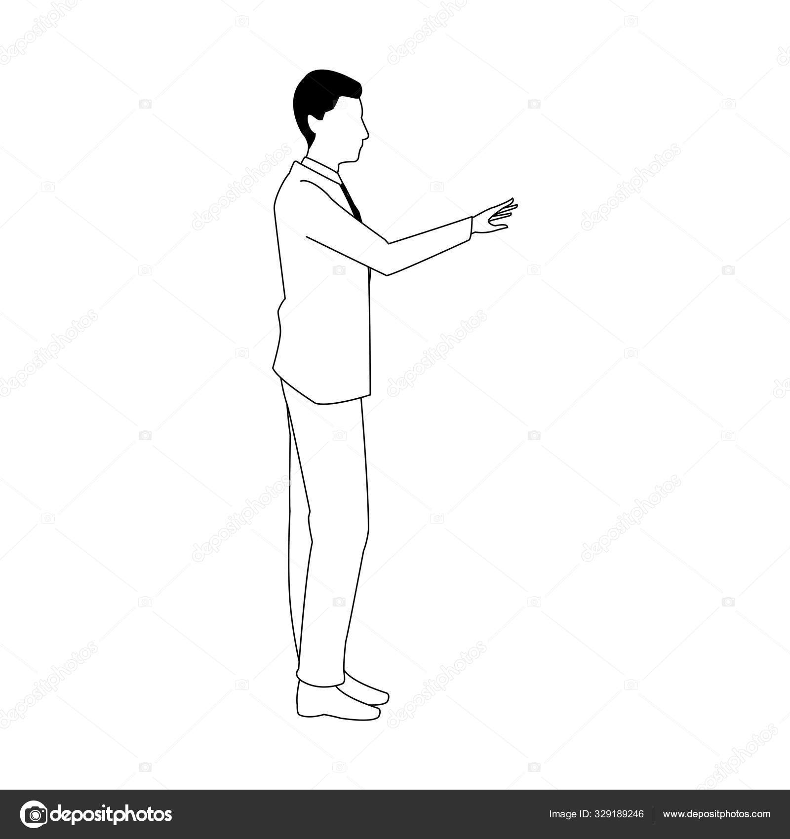 Businessman pointing icon, flat desgin Stock Vector by ©jemastock ...