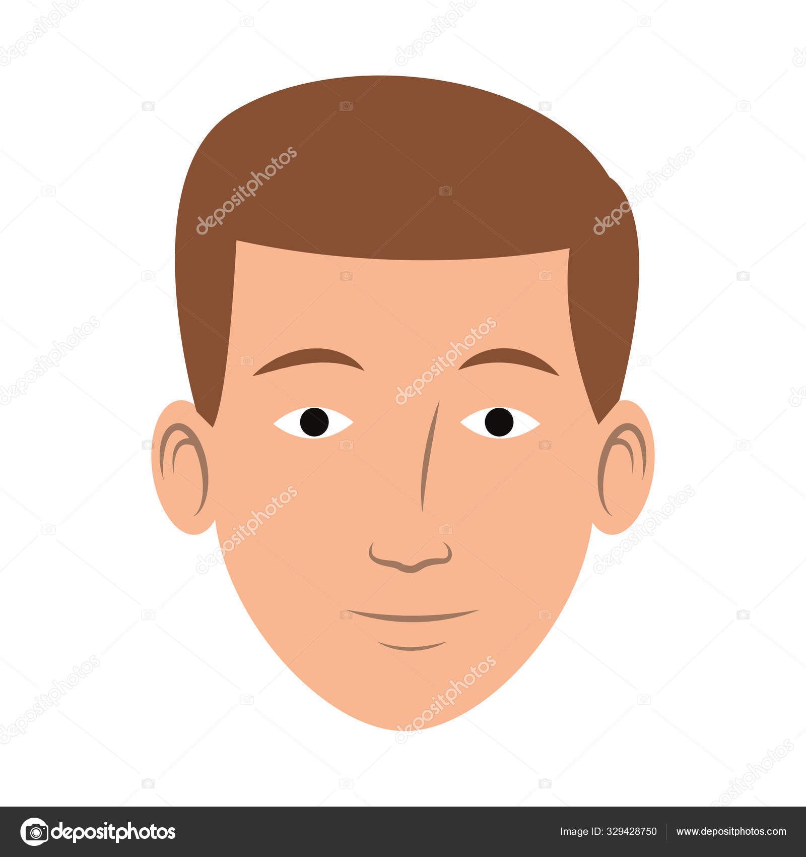 Man face icon, colorful design Stock Illustration by ©jemastock #329428750