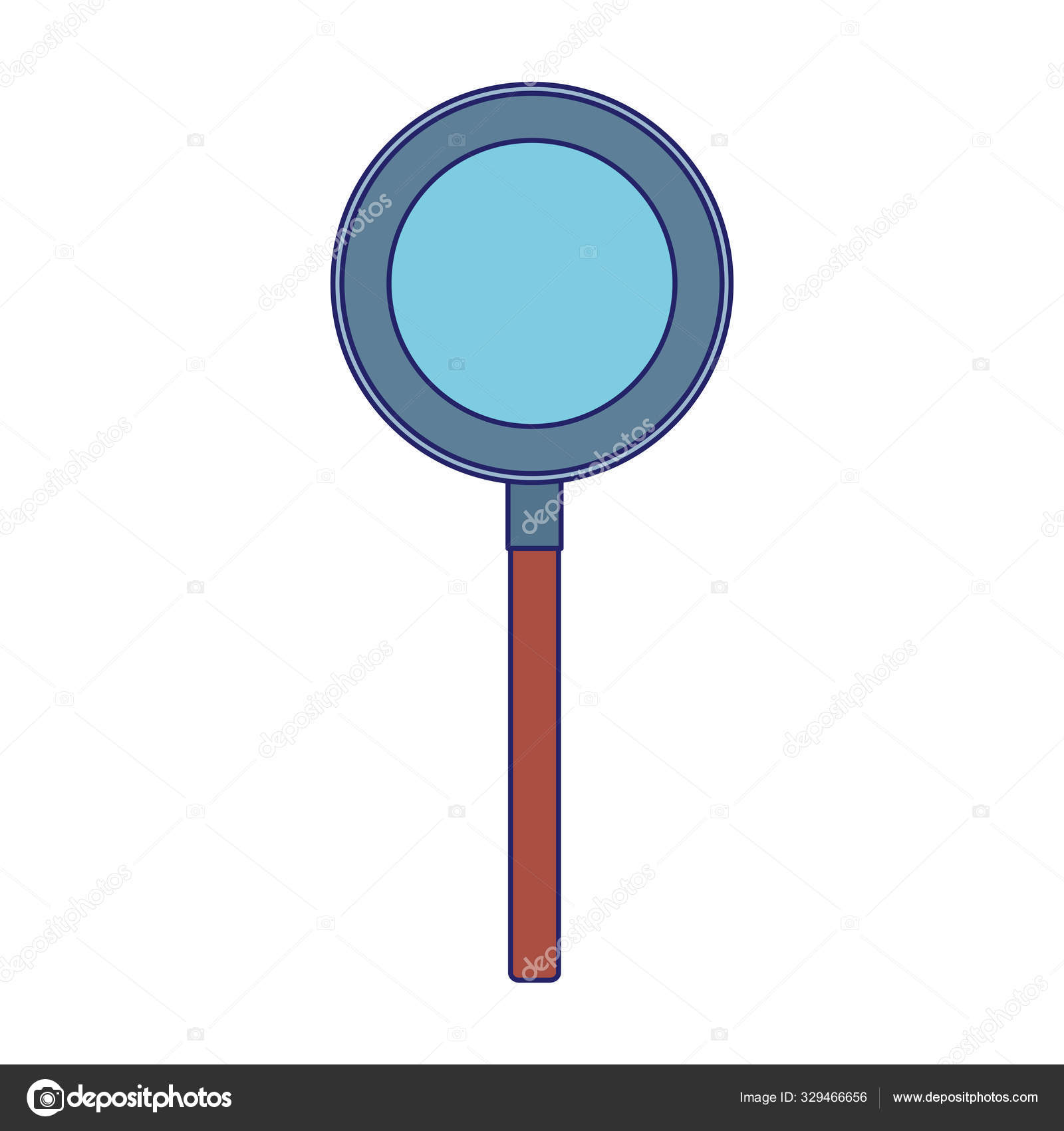 Cartoon magnifying glass icon Stock Vector Image by ©jemastock #329466656