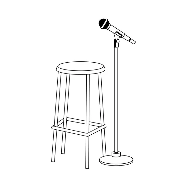 Microphone Stand Drawing