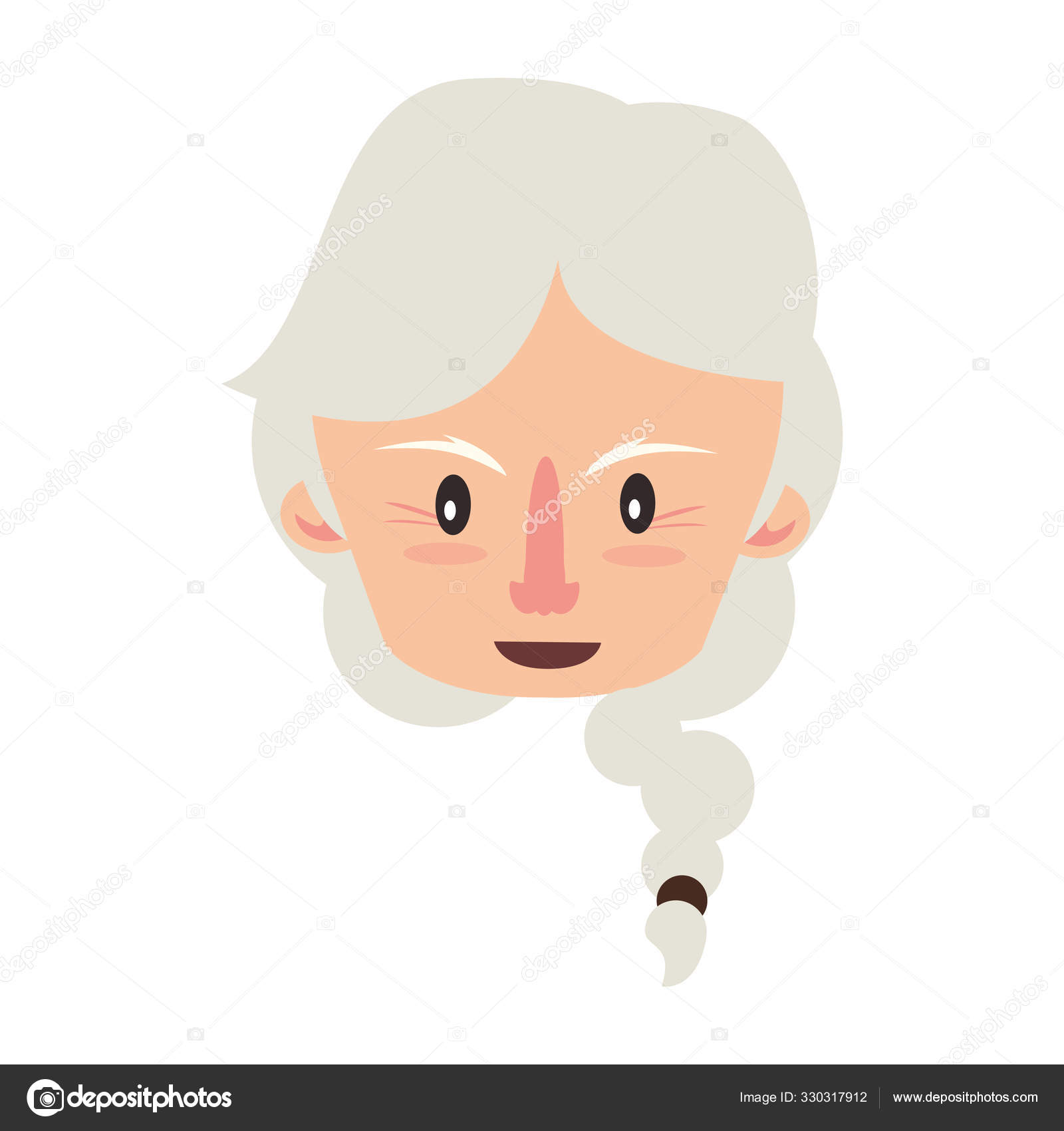 Cara De Abuela Animada