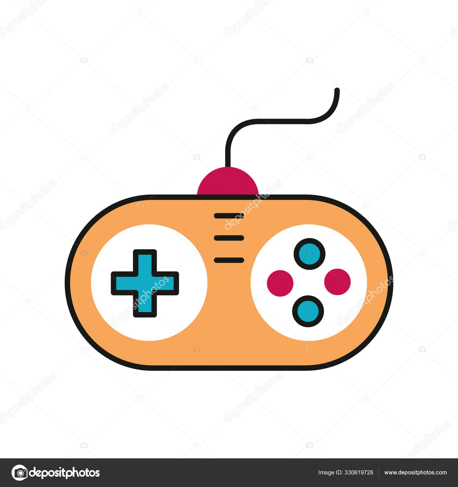 Video game control handle icon Stock Vector Image by ©jemastock #330619728