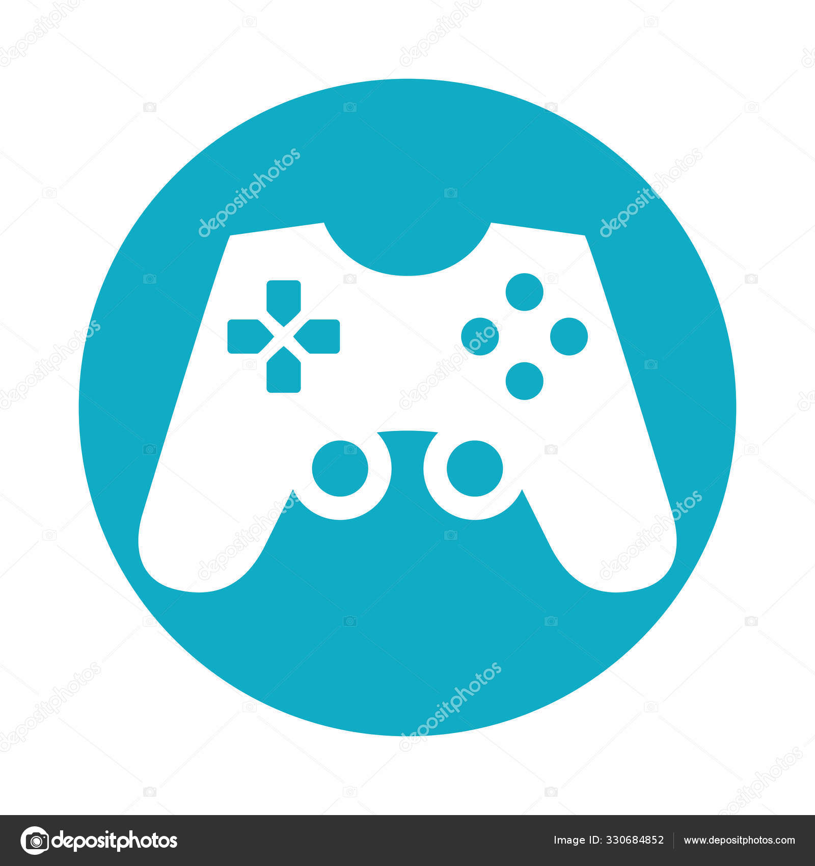 Video game control handle icon Stock Vector by ©jemastock 330684852