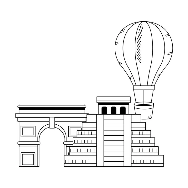 Simple Congress Building Drawing