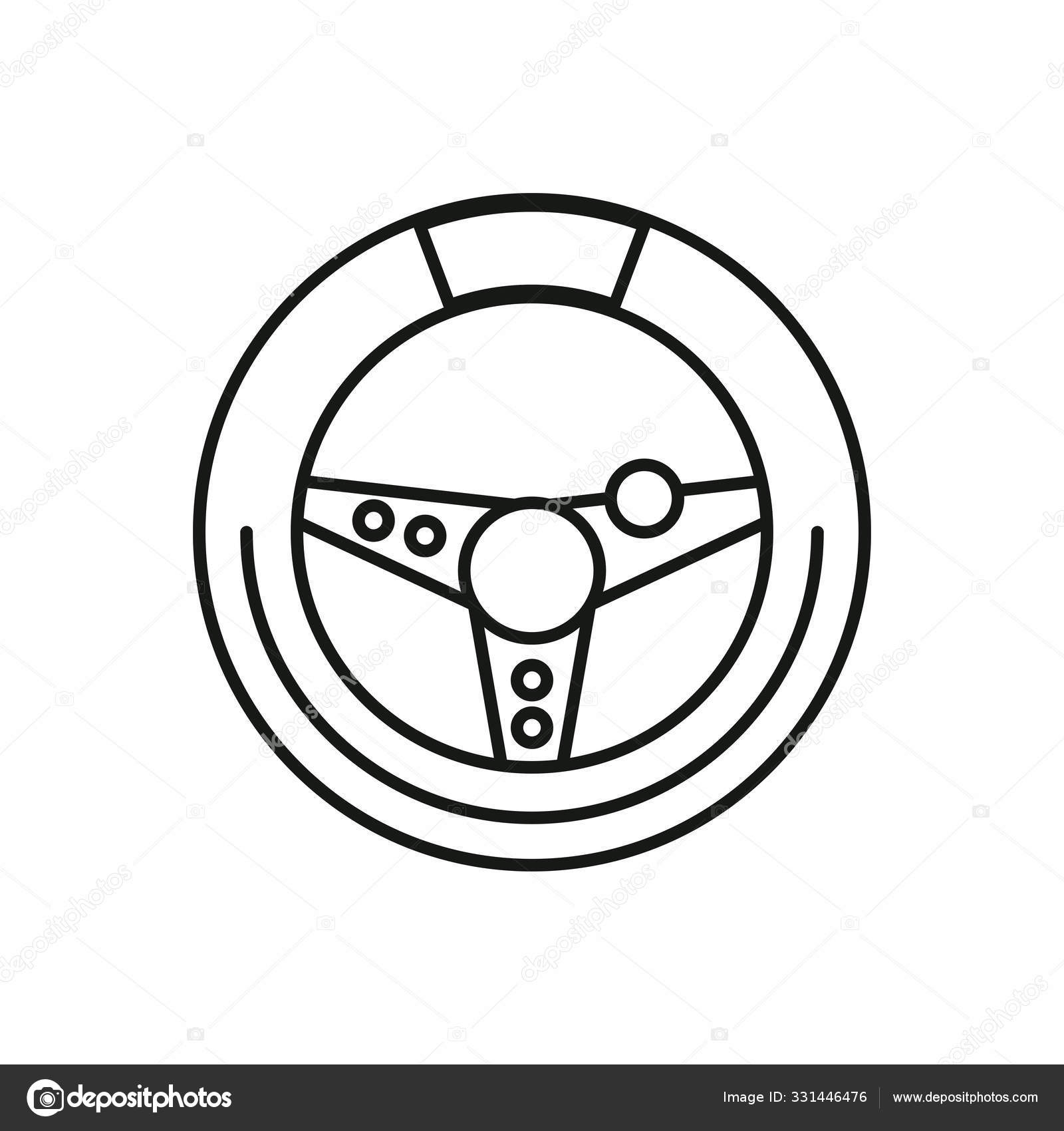 Video game car wheel control Stock Vector Image by ©jemastock #331446476