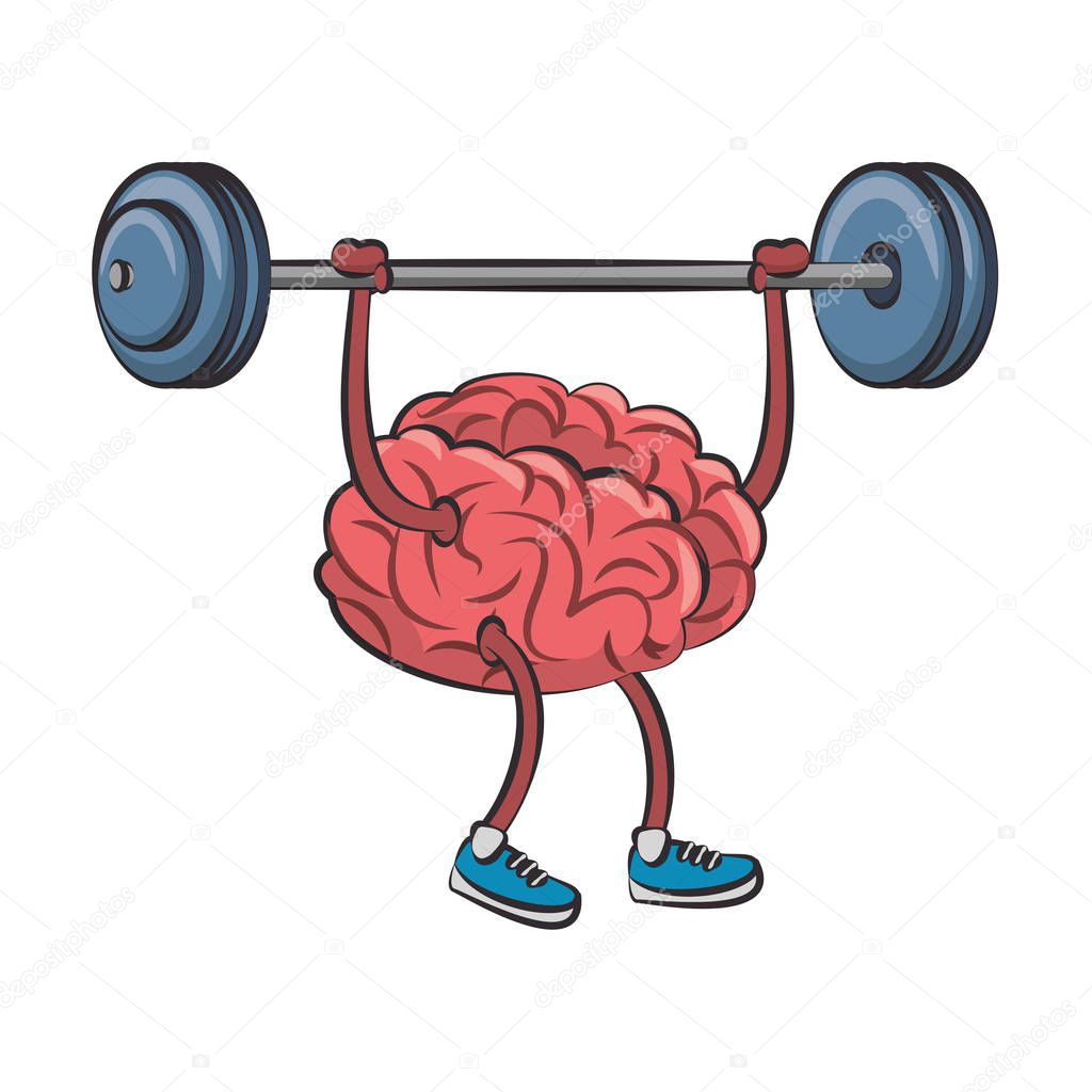 Inteligencia cerebral humana y dibujos animados creatividad Vector de ...