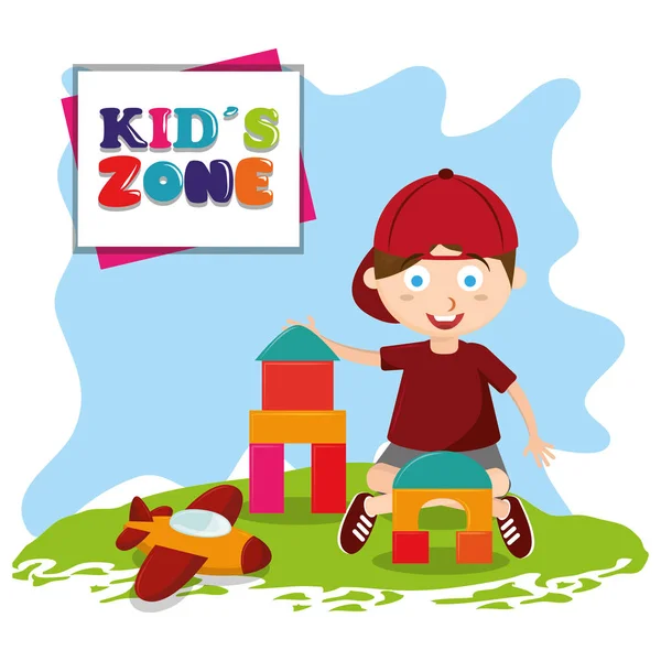 Kids zone cartoon Vector Art Stock Images | Depositphotos