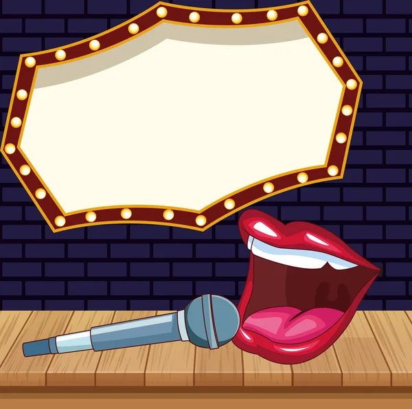 Comedy Stage Background