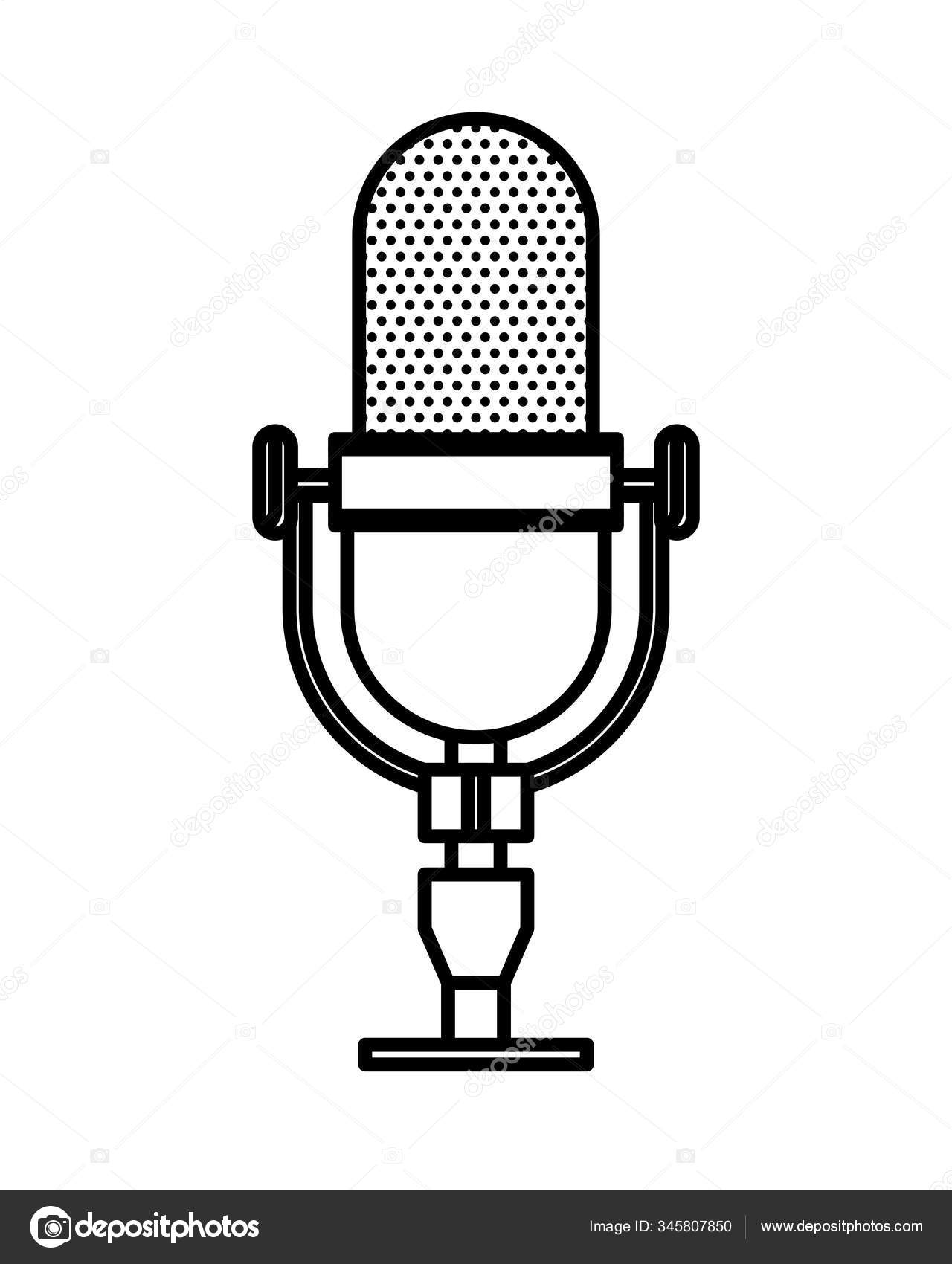 Radio Mic Vector