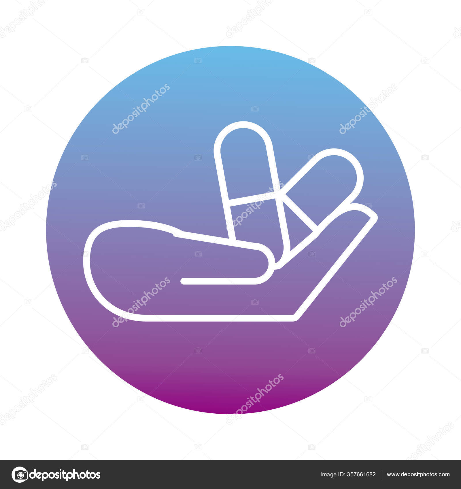 Hands with capsules drugs block style icon Stock Vector by ©jemastock ...