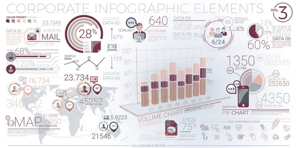 Circle Charts, Pie Charts, Donut Charts and Radial charts Infographic ...