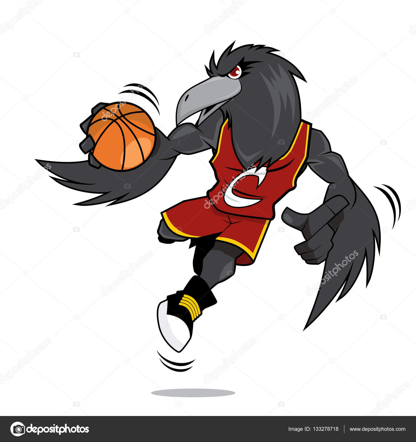 Bird On Basketball Logo