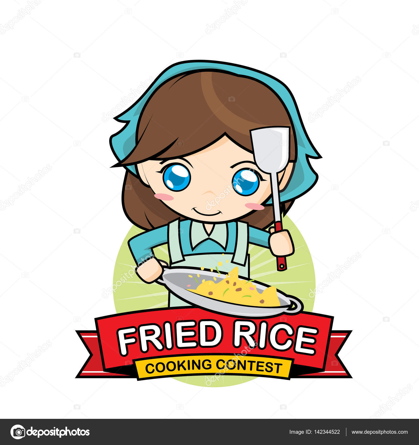 Cartoon Fried Rice