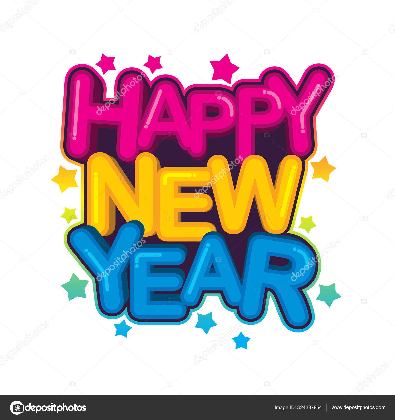 Vector Text Logo Symbol Icon Template Design Greeting Cards Promotion ...