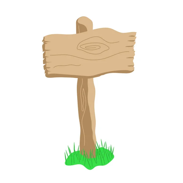 Set of cartoon wooden sign isolated on white Stock Vector Image by ...