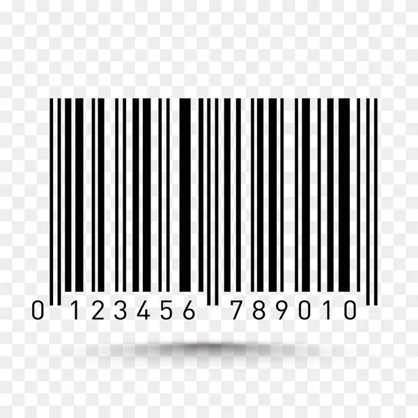 Barcode isolated on transparent background. Vector icon Stock Vector by ...