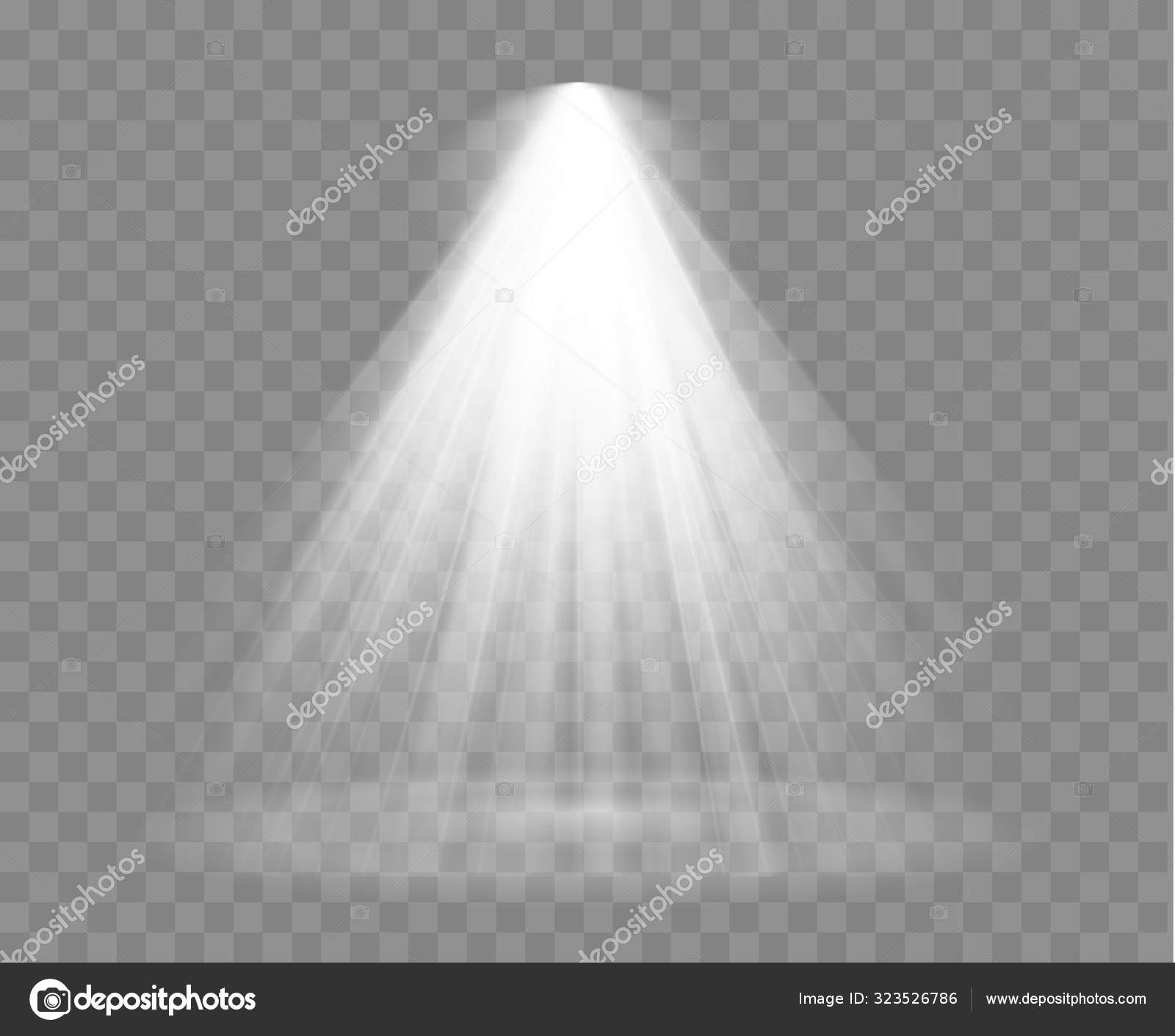Spotlight isolated on transparent background Stock Vector by ©Ket4up ...
