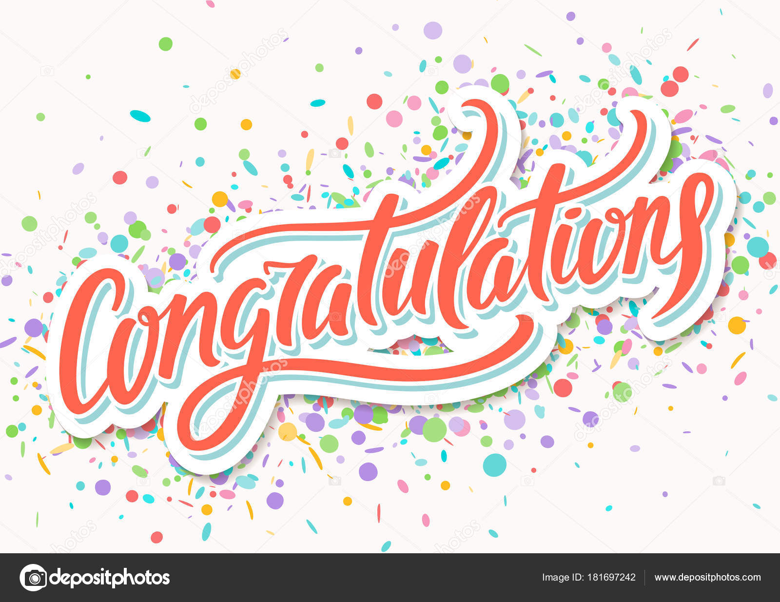 Congratulations Vector