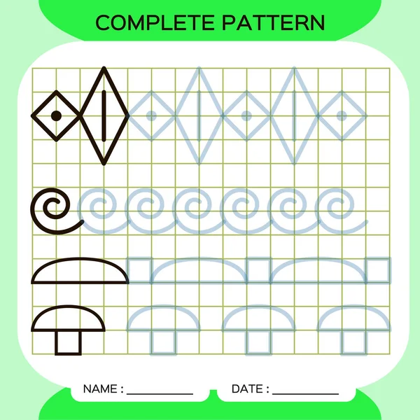 Tracing Lines Activity For Early Years. Preschool worksheet for ...