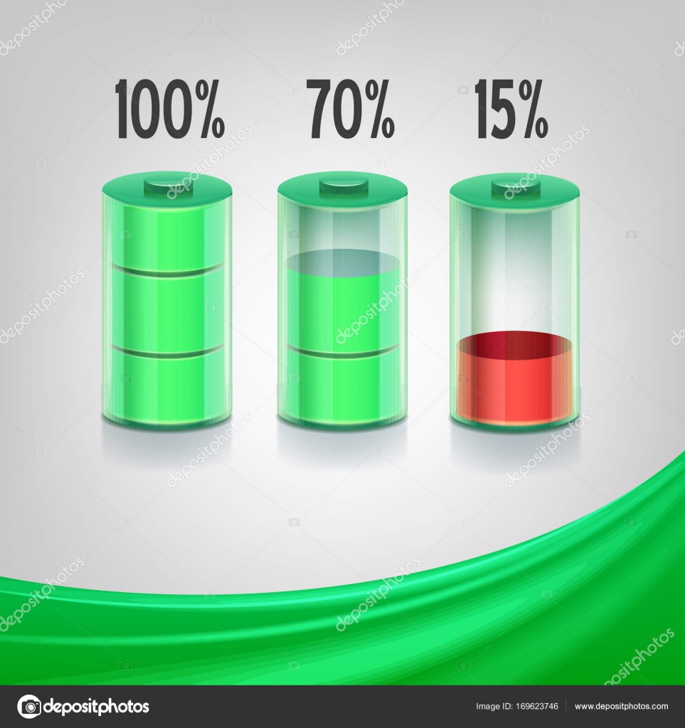 Rechargeable battery banner Stock Vector by ©mollicart 169623746