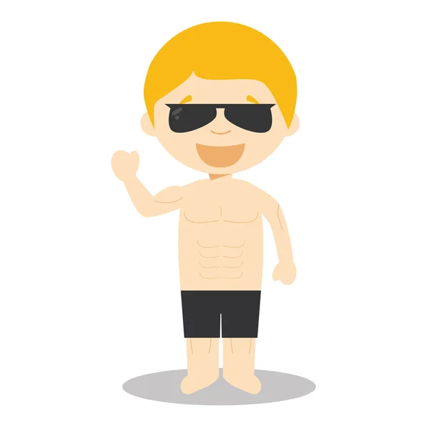 Weak man. Vector flat cartoon illustration Stock Vector Image by ... Weak man. Vector flat cartoon illustration Stock Vector Image by ...