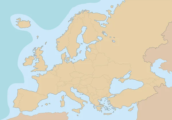 Blank Map Of Europe 1938