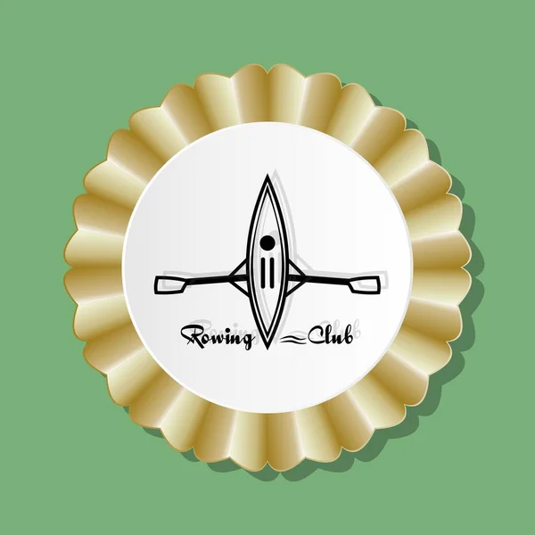 Image Vector Rowing Sport Emblem Stock Vector Image by ©coriolis #190156764