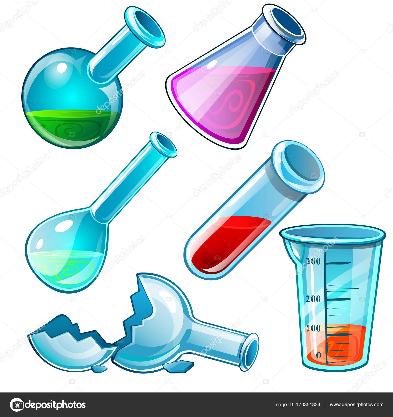 Broken Science Beaker