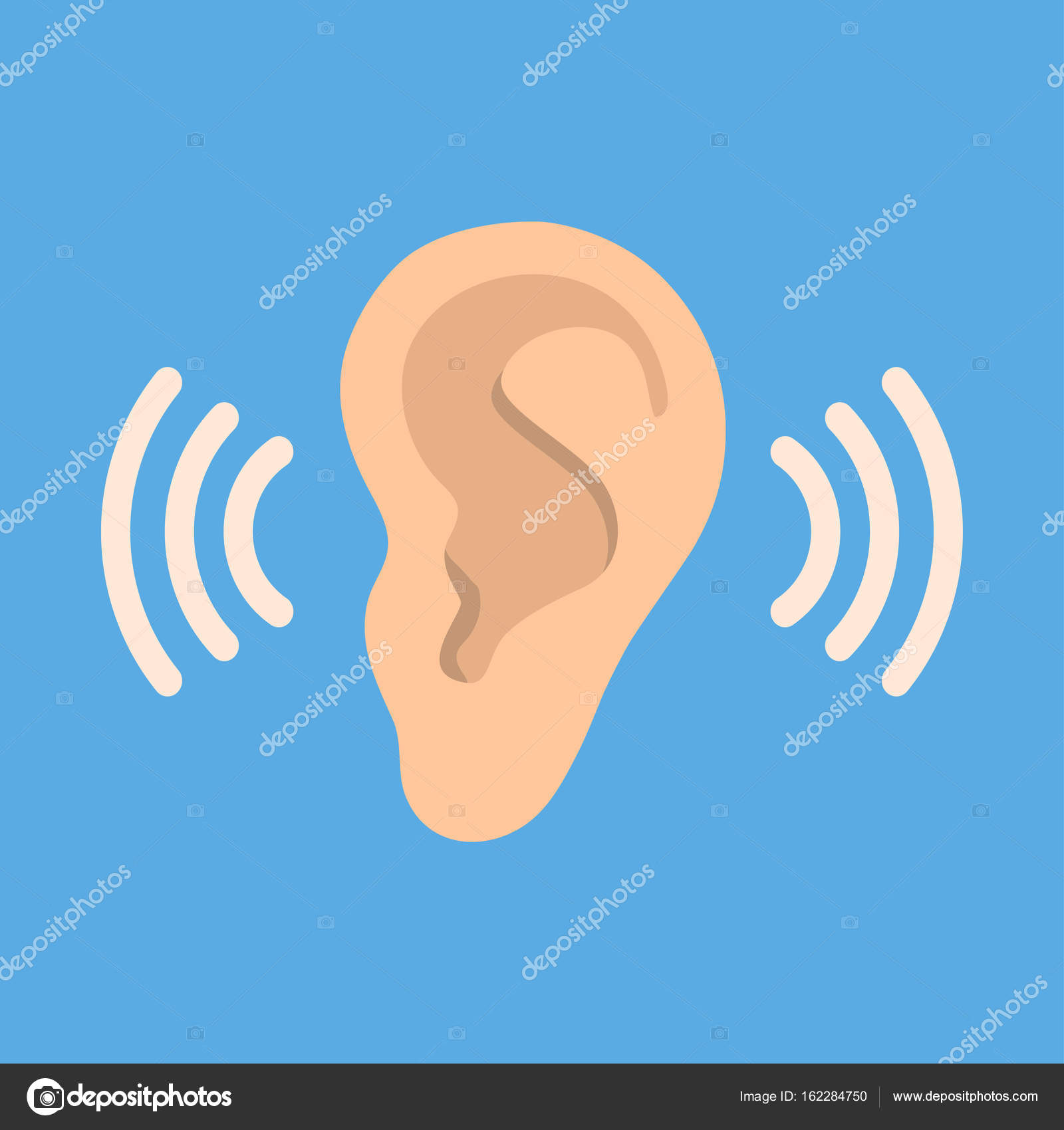 Ear Listening Icon