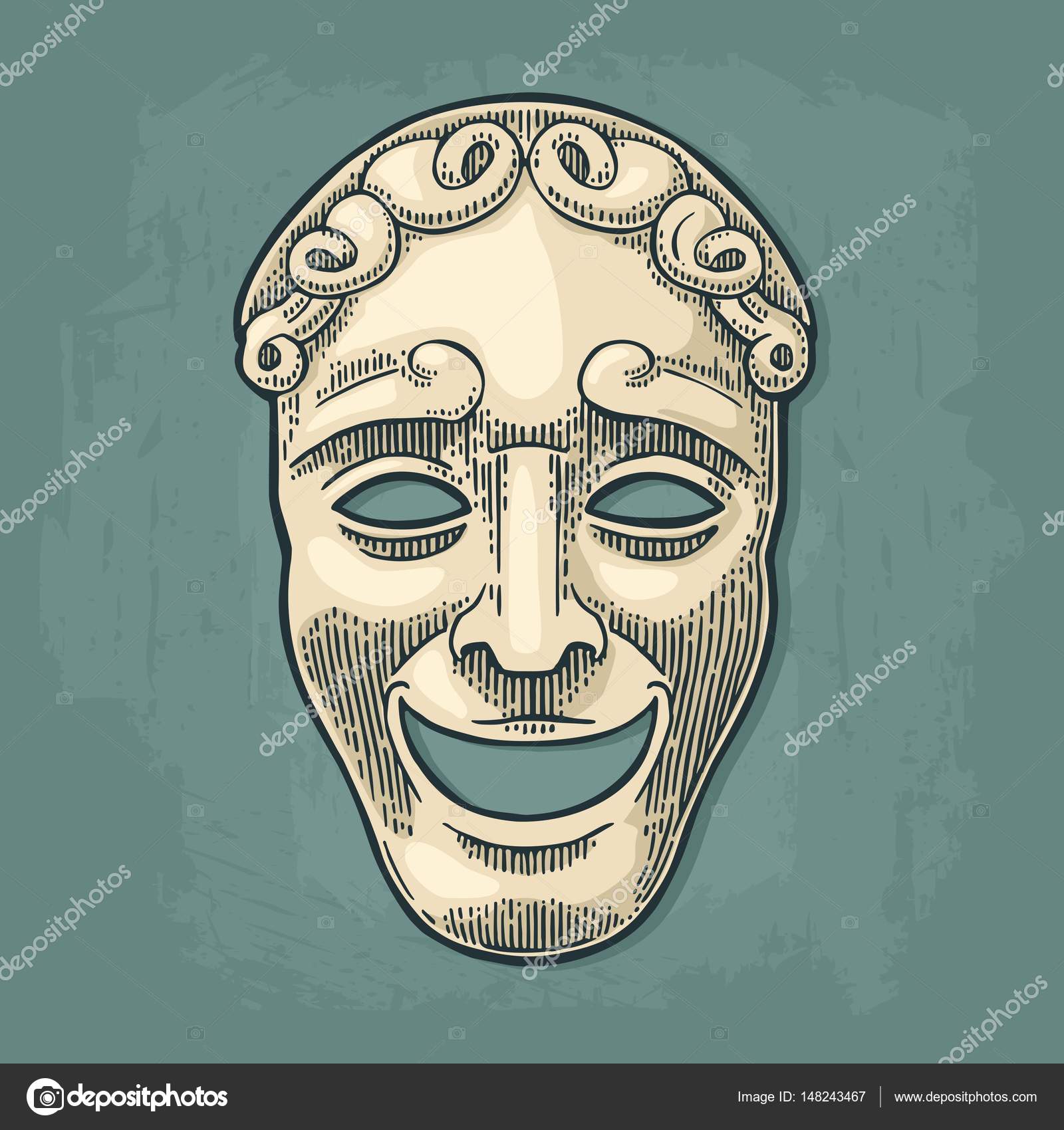 Comedy Mask Vector