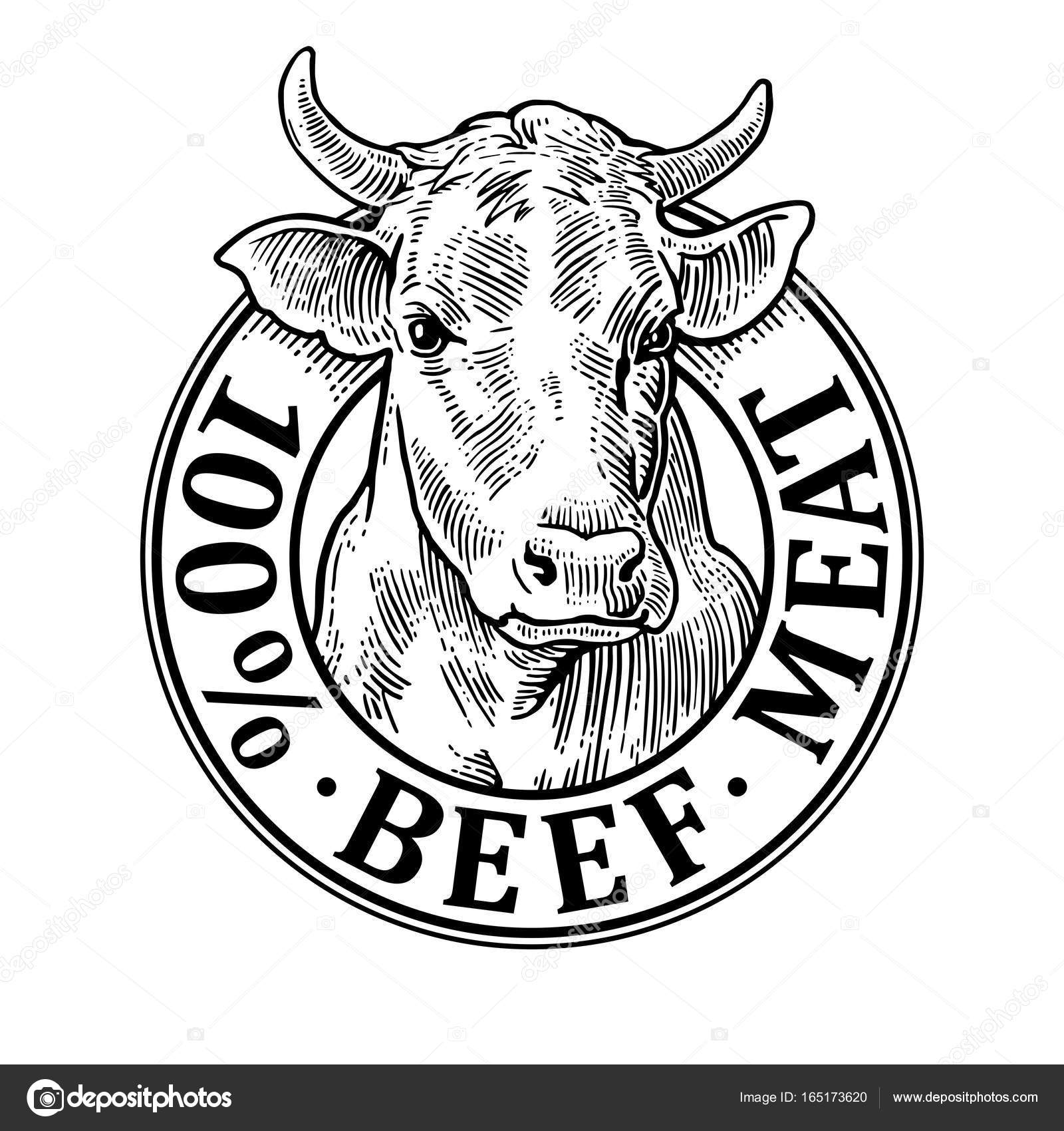 Beef Cow Head Clip Art