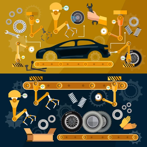 ᐈ Car production line stock icon, Royalty Free car assembly line ...