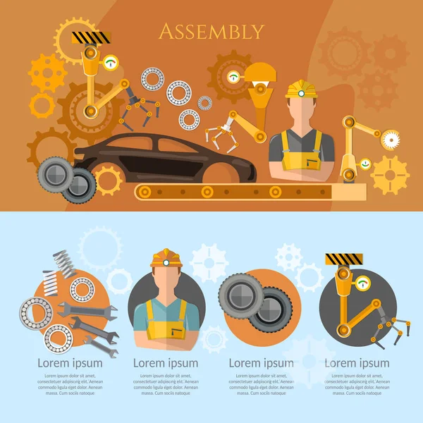 ᐈ Car production line stock icon, Royalty Free car assembly line ...