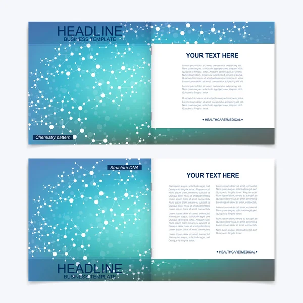 Templates for square brochure. Leaflet cover presentation. Business ...
