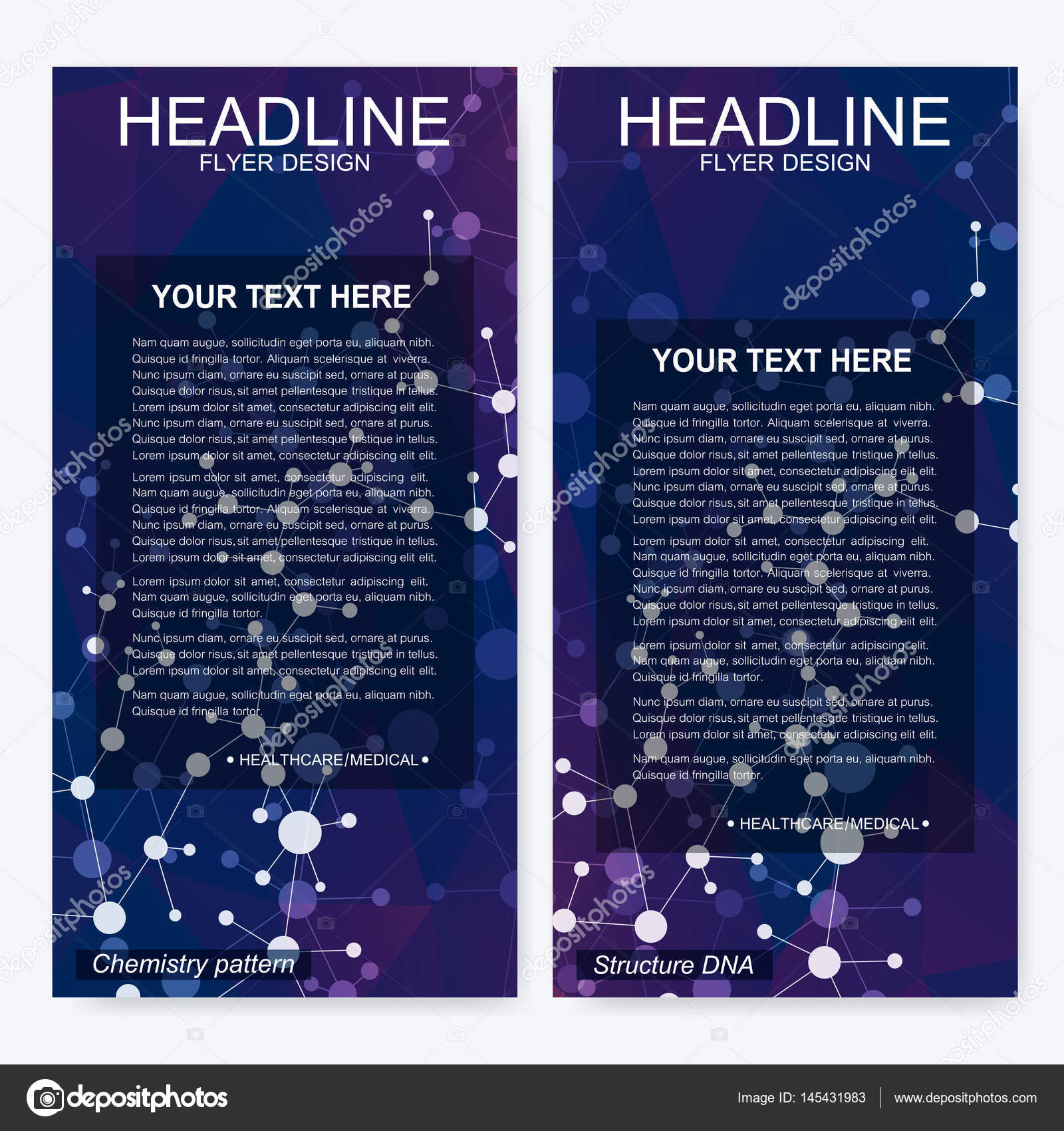 Leaflet flyer layout. Magazine cover corporate identity template ...