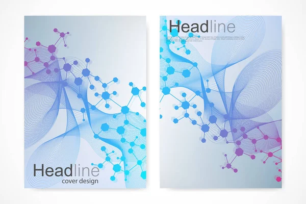 Vector templates for brochure magazine leaflet flyer cover booklet ...