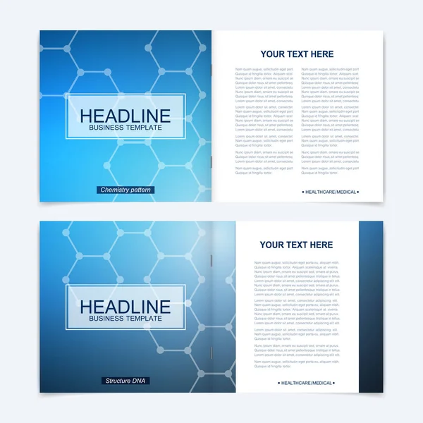 Templates for square brochure. Leaflet cover presentation. Business ...