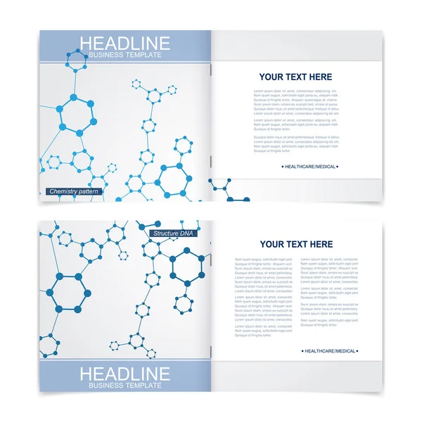 Templates for square brochure. Leaflet cover presentation. Business ...