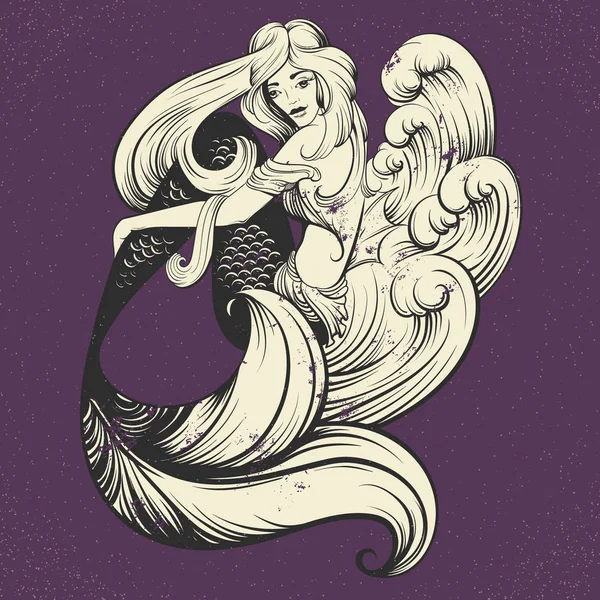 Grafika wektorowa Mitologia syreny, Mitologia syreny obrazy wektorowe ...