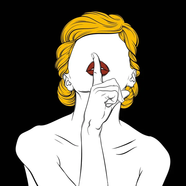 ᐈ Hush clip art stock vectors, Royalty Free hush illustrations ...