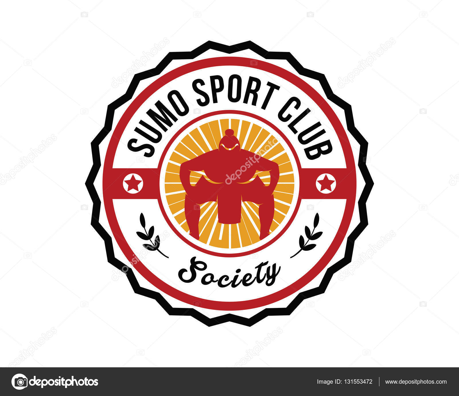 Modern Sports Badge Logo - Sumo Stock Vector by ©naulicreative 131553472