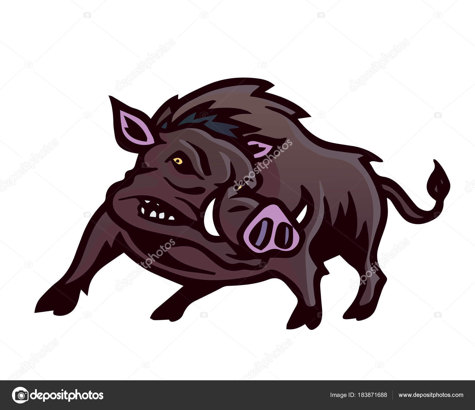 Angry Hog Logo