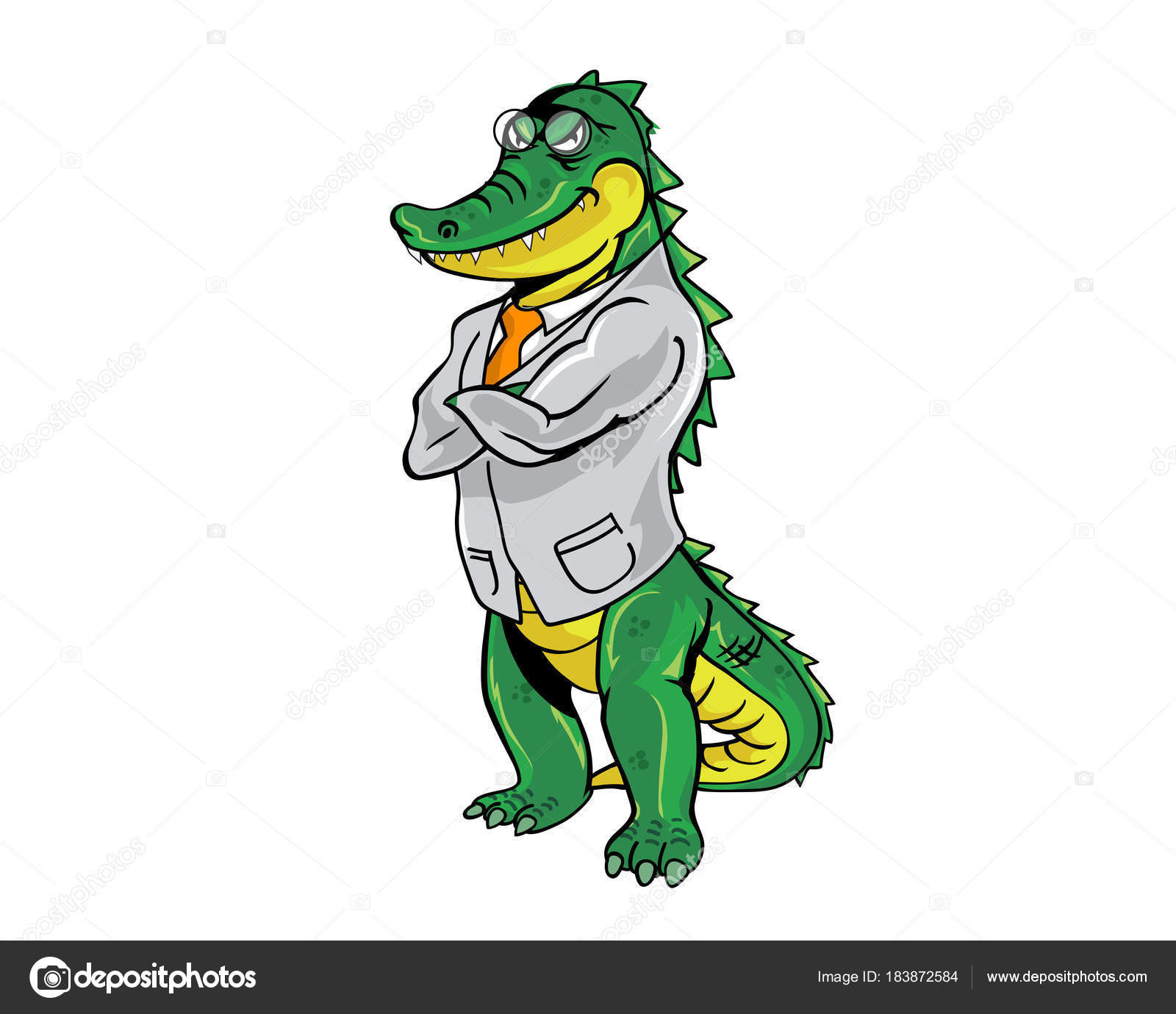 Crocodile Occupational Character Doctor Stock Vector by ©naulicreative ...