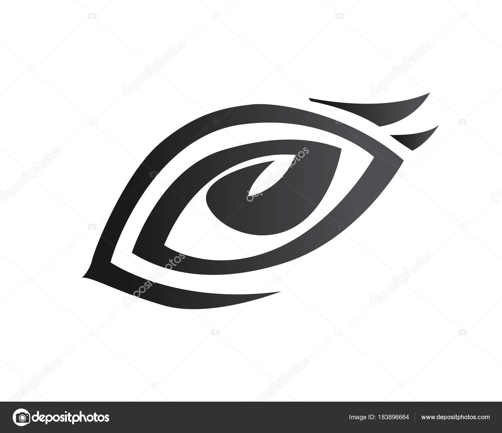 Modern Black Eye Logo Stock Vector Image by ©naulicreative #183896664
