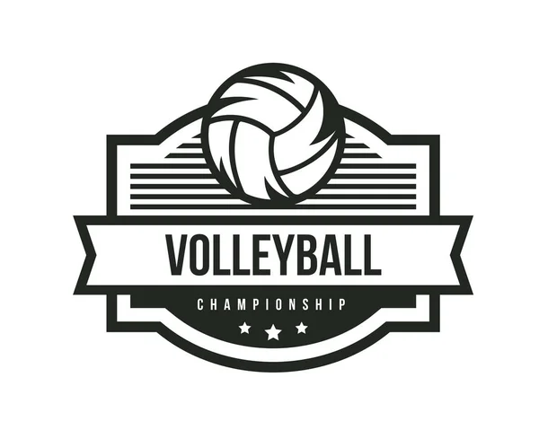 Volleyball crest vectors Vector Art Stock Images | Depositphotos