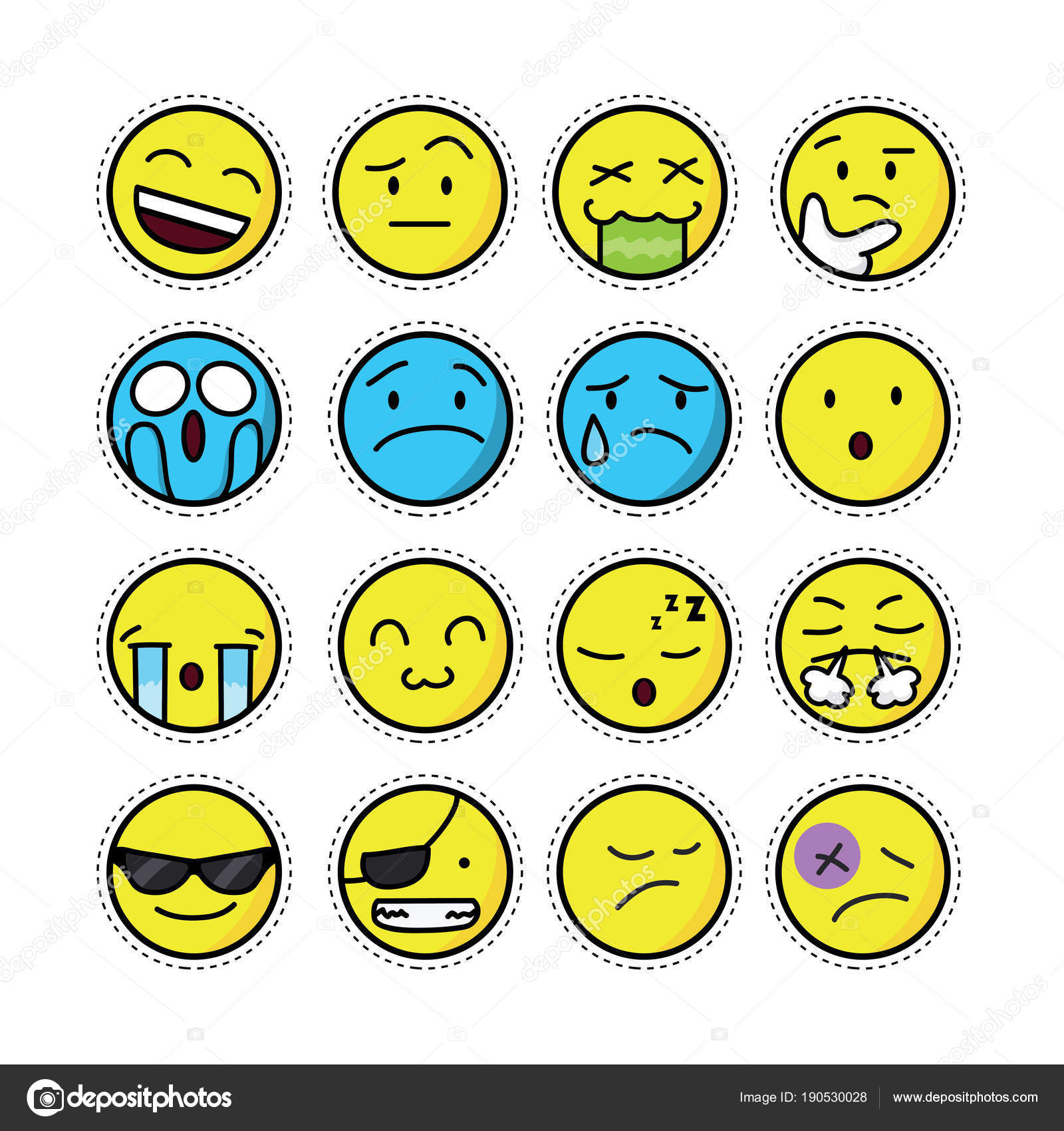 Emoji Booklets Set Of 30 Patch Program