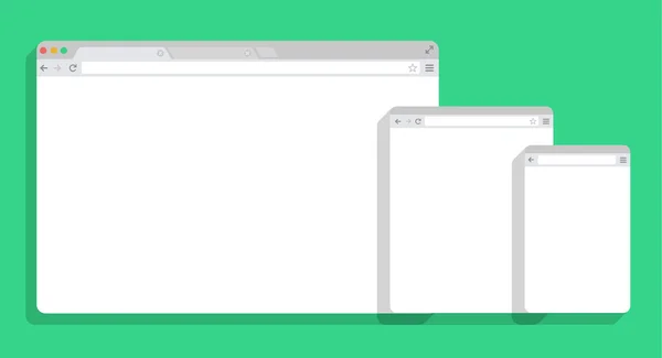 Set Flat Blank Browser Windows Different Devices Vector Computer Tablet ... Set Flat Blank Browser Windows Different Devices Vector Computer Tablet ...