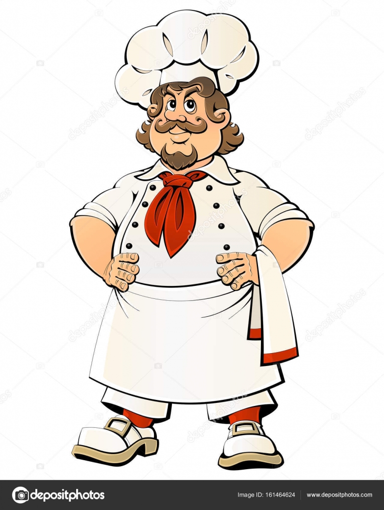 Cartoon French Chefs