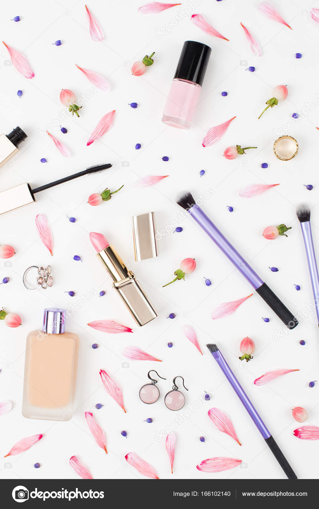 Makeup Collage Background