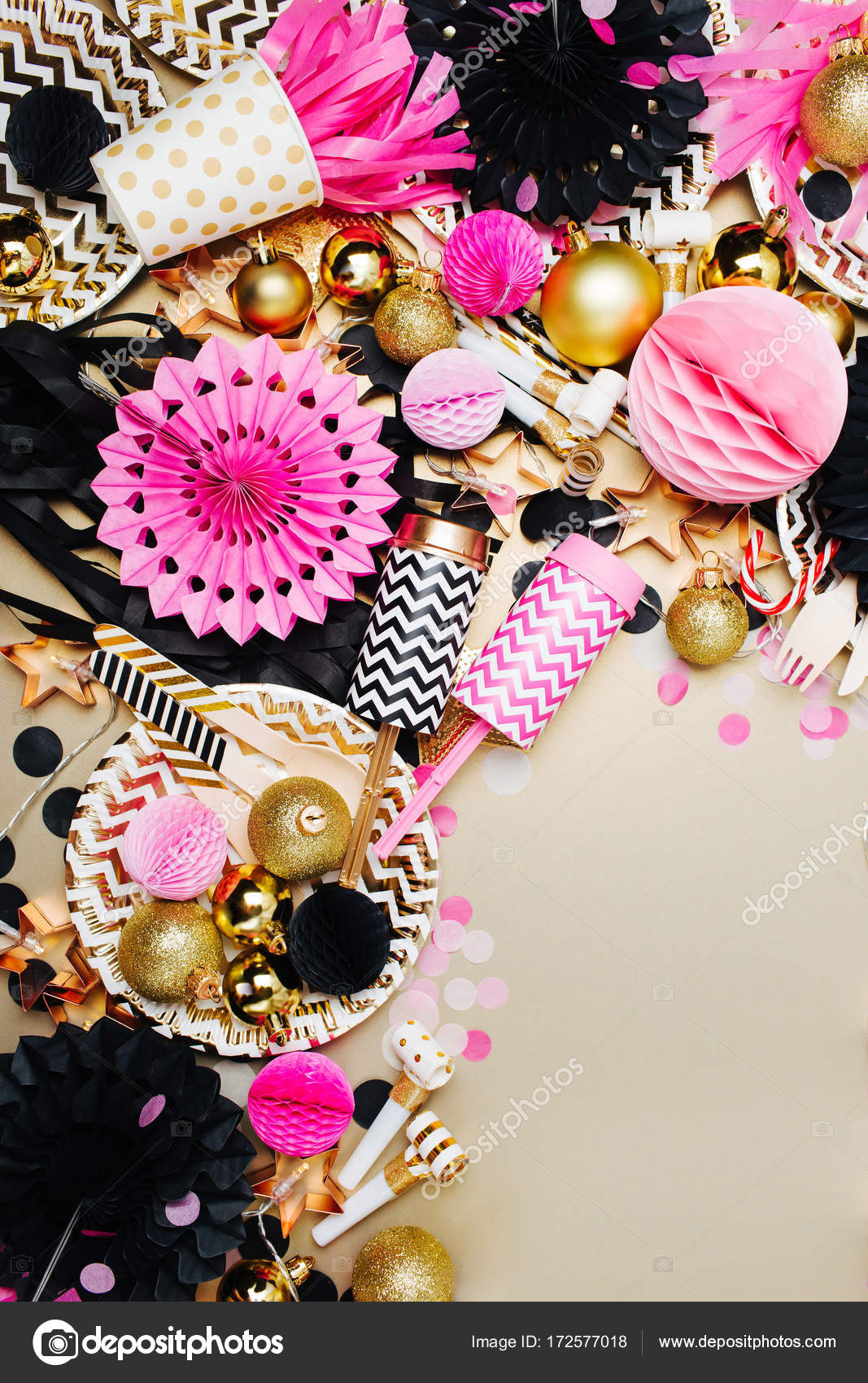 Party decorations background — Stock Photo © Igishevamaria #172577018